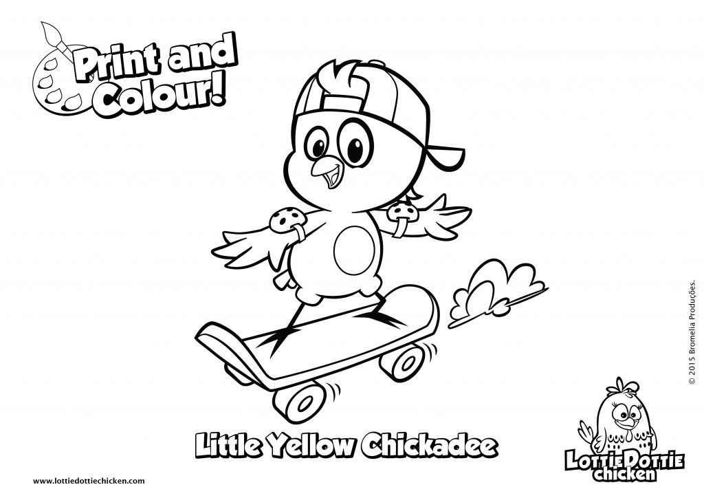 Coloring pages - Lottie Dottie Chicken Official Website