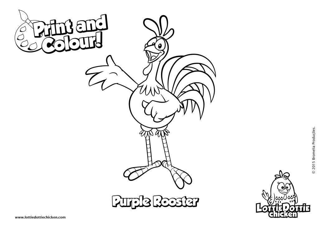 Coloring pages - Lottie Dottie Chicken Official Website